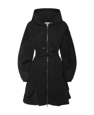 Moncler Hooded Coat - Black