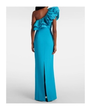 Rebecca Vallance Ella One-shoulder Gown - Blue