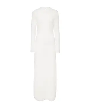 Proenza Schouler Lara Cutout Bouclé Maxi Dress - White