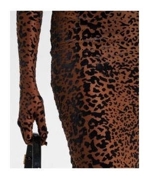 Alex Perry Leopard-print Corset Gown