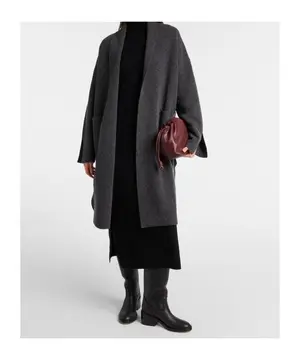 Jardin Des Orangers Long Sleeve Cardigan With Pockets And Side Vents