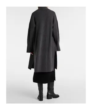 Jardin Des Orangers Long Sleeve Cardigan With Pockets And Side Vents