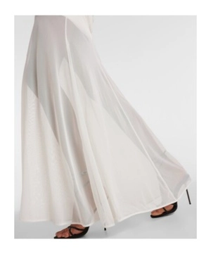 David Koma Bridal Strapless Gathered Cady Gown