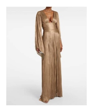 MARIA LUCIA HOHAN Alana Pleated Silk Tulle Gown