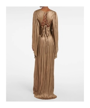 MARIA LUCIA HOHAN Alana Pleated Silk Tulle Gown