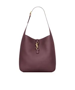 Saint Laurent Le 5 À 7 Bag In Grained Leather - Corps Red