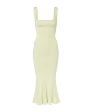 Galvan Atalanta Midi Dress - Nude