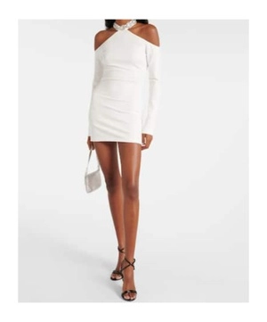 David Koma Bridal Crystal-embellished Minidress