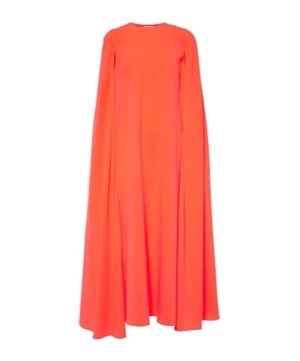 ROKSANDA Twiggy Caped Midi Dress - Orange