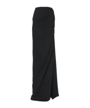 Maticevski Indominable Draped Maxi Skirt - Black