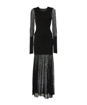 Proenza Schouler Anita Knitted Maxi Dress - Black