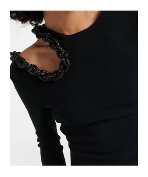 Stella McCartney Crystal-embellished Cutout Gown