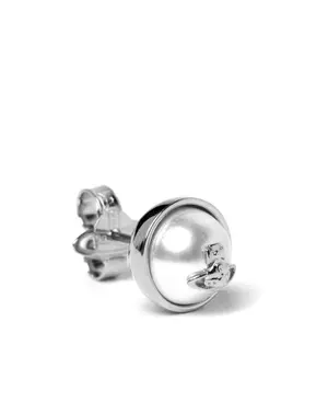 VIVIENNE WESTWOOD Orb-motif Stud Earrings With Swarovski Pearls