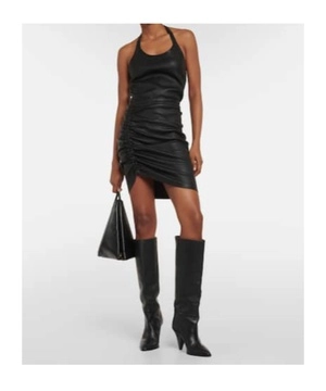 Stouls Mouna Leather Miniskirt