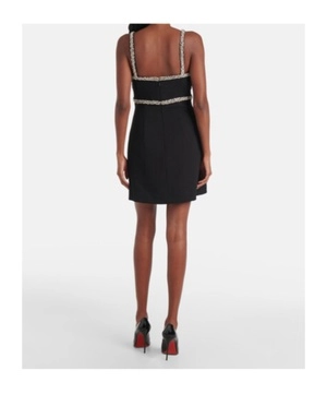 Rebecca Vallance Rina Crystal-embellished Minidress
