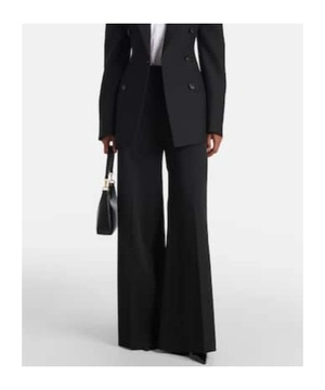 Stella McCartney High-rise Wool-blend Wide-leg Pants
