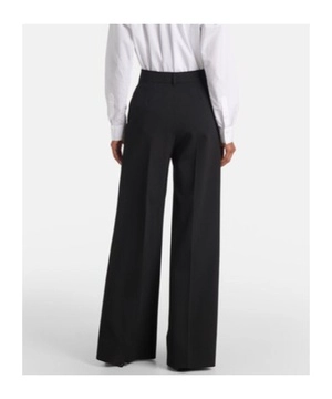 Stella McCartney High-rise Wool-blend Wide-leg Pants