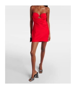 Alex Perry Openwork Pleated Dress