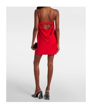 Alex Perry Openwork Pleated Dress