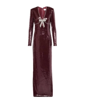 Rebecca Vallance Sequined V-neck Gown