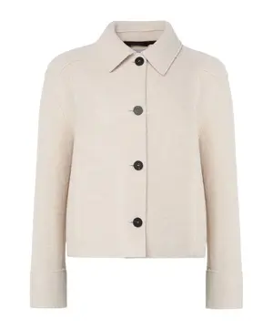 Harris Wharf London Long Sleeve Casual Jackets - Beige
