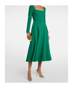 EMILIA WICKSTEAD Kylee Crêpe Midi Dress