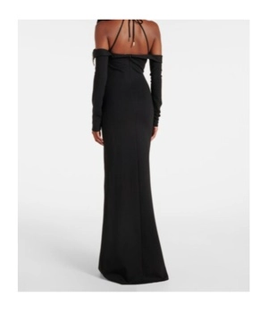 David Koma Crystal-embellished Gown
