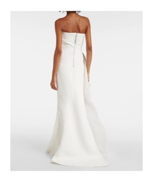 Maticevski Bridal Epitome Tulle-trimmed Crepe Gown
