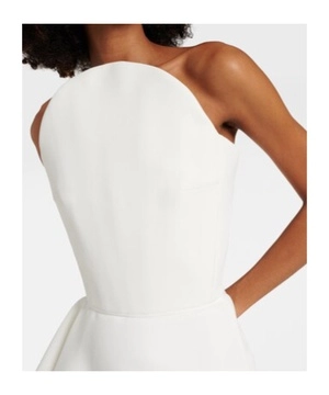 Maticevski Bridal Epitome Tulle-trimmed Crepe Gown