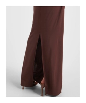 NENSI DOJAKA Sequined Draped Gown