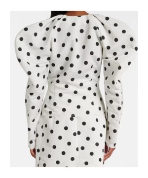 Nina Ricci Polka-dot Taffeta Top