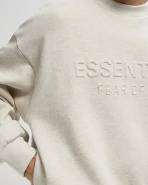 Fear Of God Crewneck Sweatshirt With Embossed Logo