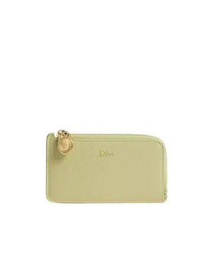 Dior Medaillon Cosmos Zipped Card Holder - Mimosa
