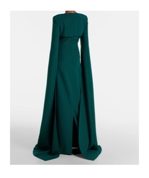 SAFIYAA LONDON Openwork Crepe Dress