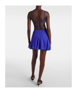 NENSI DOJAKA Silk Minidress