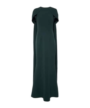 SAFIYAA LONDON Caped Gown - Green