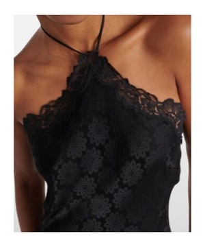 Stella McCartney Floral Jacquard Lace Midi Dress