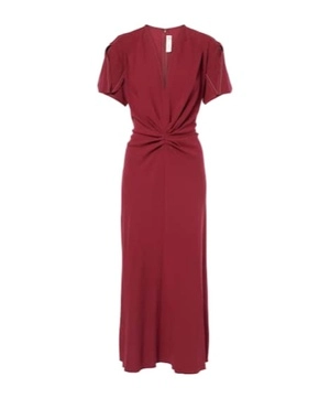 Victoria Beckham Wool-blend Midi Dress
