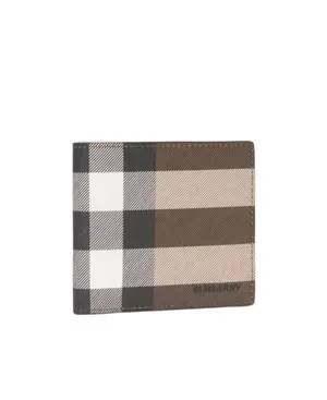 Burberry Checked Bi-fold Wallet