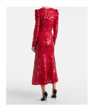 Rebecca Vallance Sequined Midi Dress