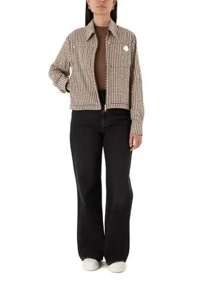 Moncler Plaid Zip-up Shirt - No