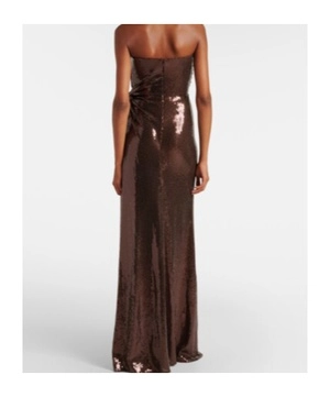 Alex Perry Sequined Gathered Gown