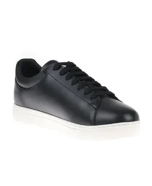 Emporio Armani Round Toe Lace-up Sneakers