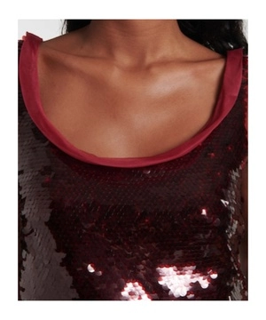 EMILIA WICKSTEAD Nehemia Sequined Layered Gown