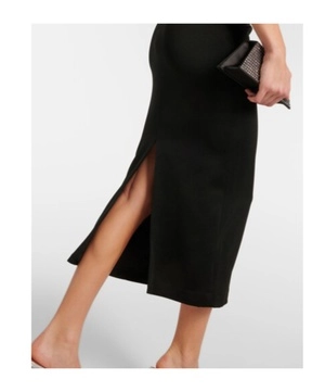 Alex Perry Crystal-embellished Satin Midi Dress
