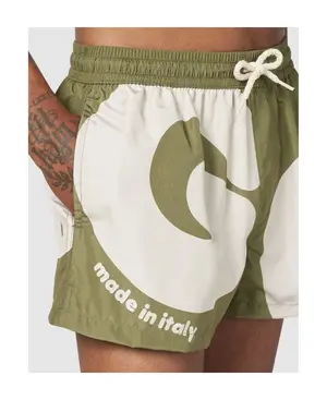 Gcds Logo Print Swim Shorts