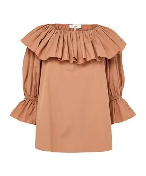 Chloé Ruffled Cover-up - Nude