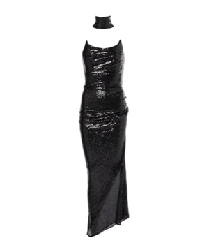 Maticevski Exhilarate Sequined Strapless Gown - Black