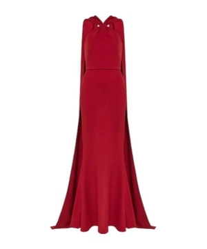 SAFIYAA LONDON Backless Dress - Red