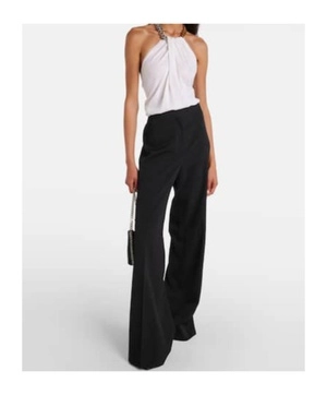 Stella McCartney Embellished Halterneck Wool Top